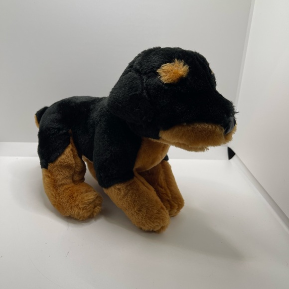 Animal Alley | Toys | Animal Alley Rottweiler Plush 5 Black Brown Dog ...